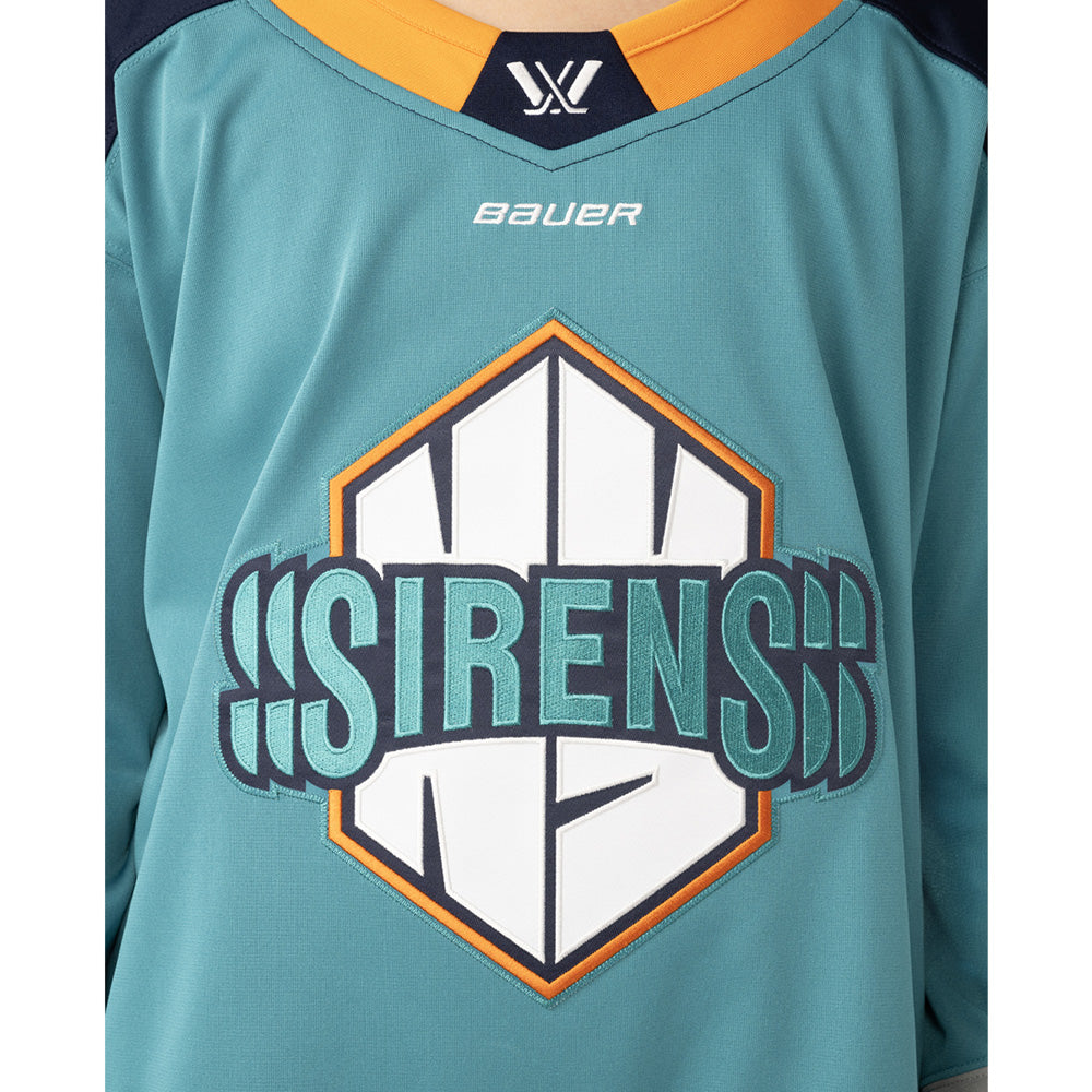 BAUER NEW YORK SIRENS YOUTH REPLICA HOME JERSEY