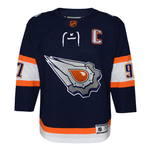 EDMONTON OILERS CONNOR MCDAVID YOUTH CC PREMIER JERSEY