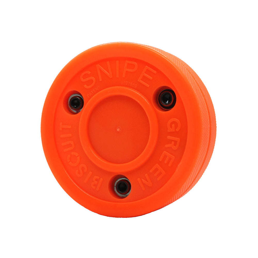 Green Biscuit Snipe Orange Training Hockey Puck – Pro Hockey Life
