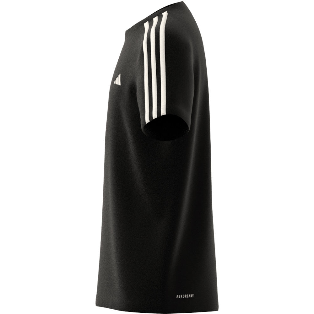 ADIDAS ESSENTIALS 3-STRIPE BLACK/WHITE T SHIRT