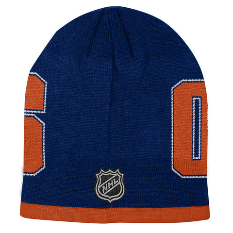 EDMONTON OILERS YOUTH LEGACY UNCUFFED BEANIE