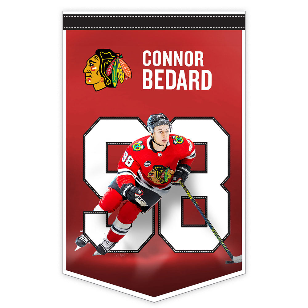Mustang Chicago Blackhawks Connor Bedard Player Banner – Pro Hockey Life