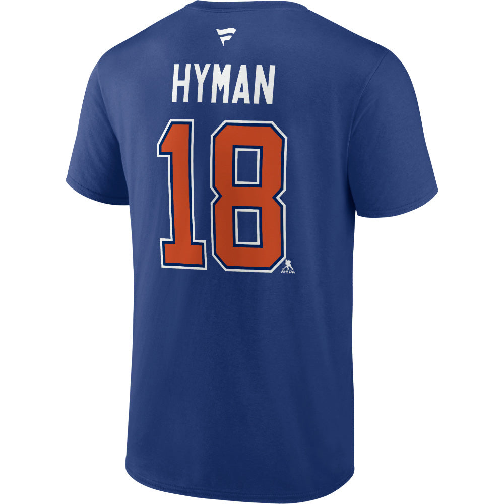 Fanatics Edmonton Oilers Zach Hyman Name And Number T Shirt – Pro ...