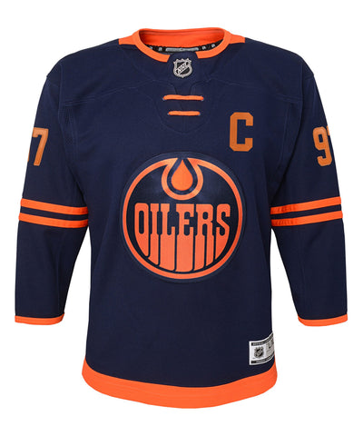 CONNOR MCDAVID EDMONTON OILERS JUNIOR PREMIER THIRD JERSEY