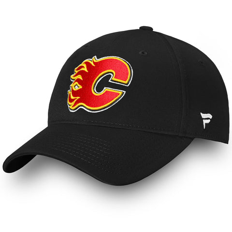 FANATICS CALGARY FLAMES PRIMARY LOGO SNAPBACK HAT