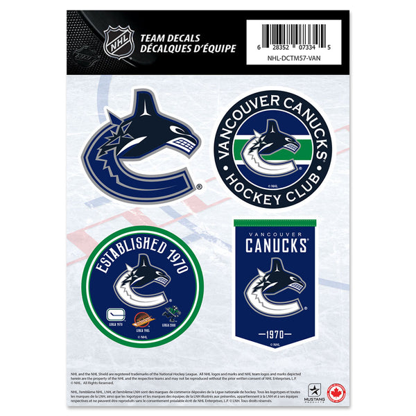 VANCOUVER CANUCKS 5" X 7" MINI DECAL SET – Pro Hockey Life