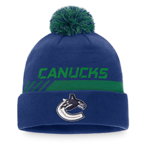 VANCOUVER CANUCKS FANATICS MEN'S AUTHENTIC PRO LOCKER ROOM BEANIE CUFF ...