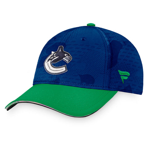 VANCOUVER CANUCKS FANATICS MEN'S AUTHENTIC PRO LOCKER ROOM FLEX HAT
